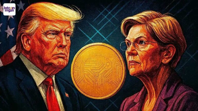 Trump crypto wetgeving onder vuur van Elizabeth Warren