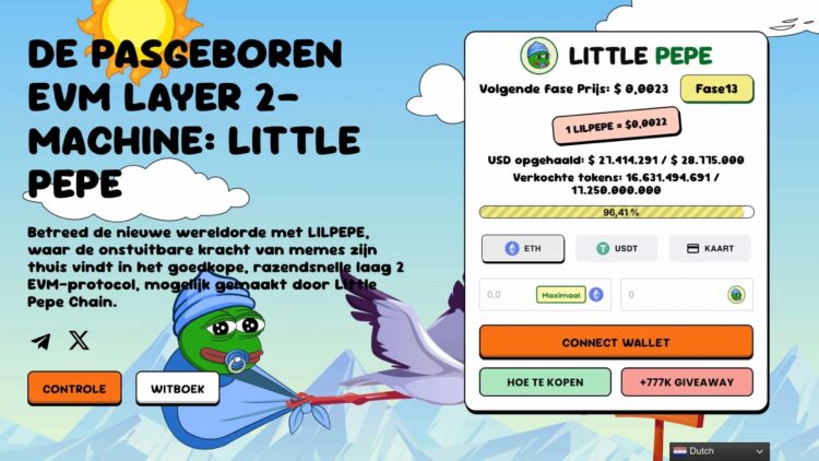 Beste crypto presale - Little Pepe nadert snel $ 30 miljoen