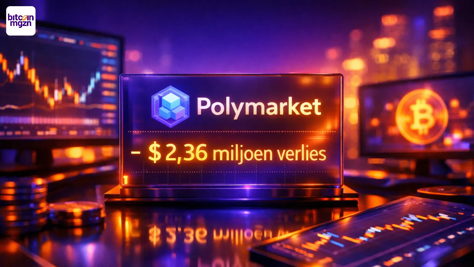 Crypto-trader verliest $2,3 miljoen in 8 dagen op Polymarket